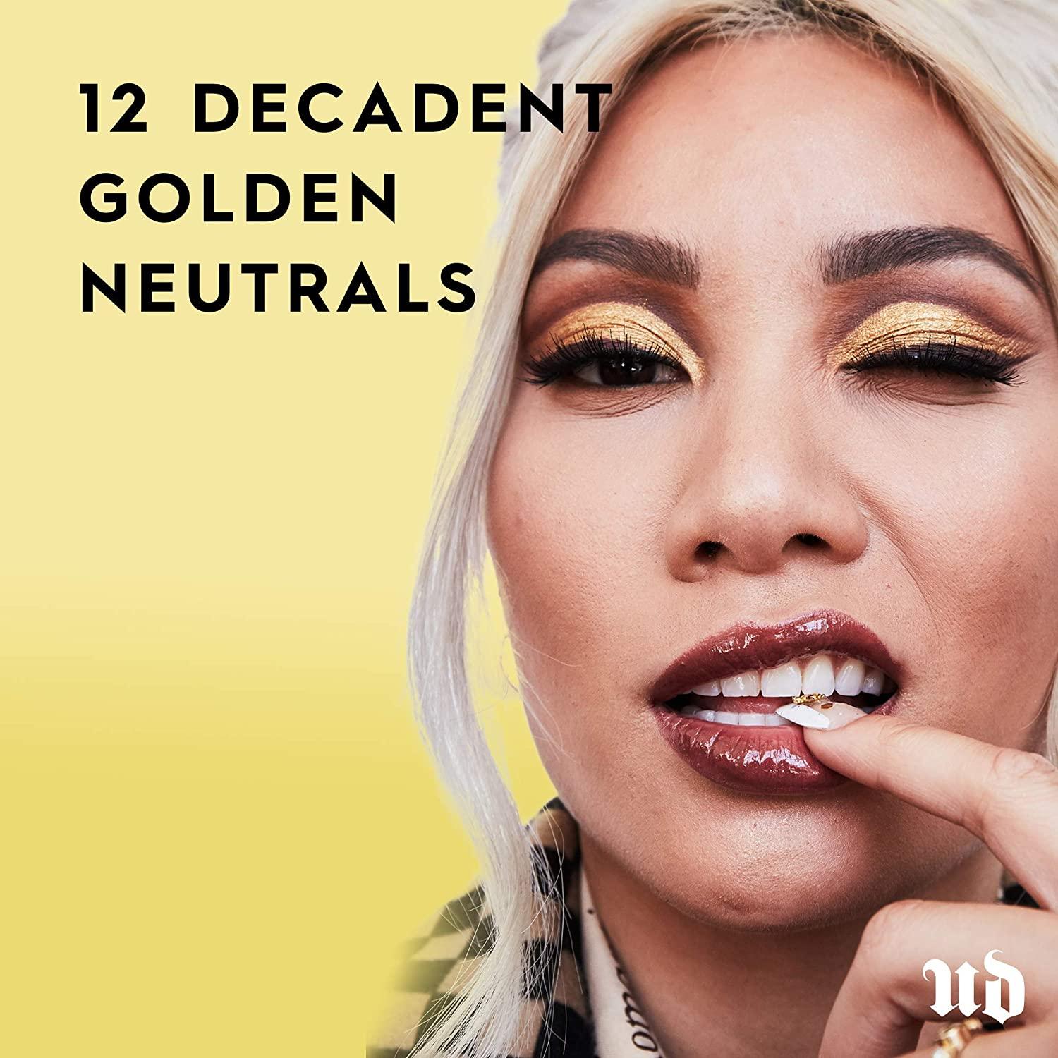 Urban Decay Naked Honey Eyeshadow Palette - 12 Golden Neutral Shades | Velvety Texture & Rich ...