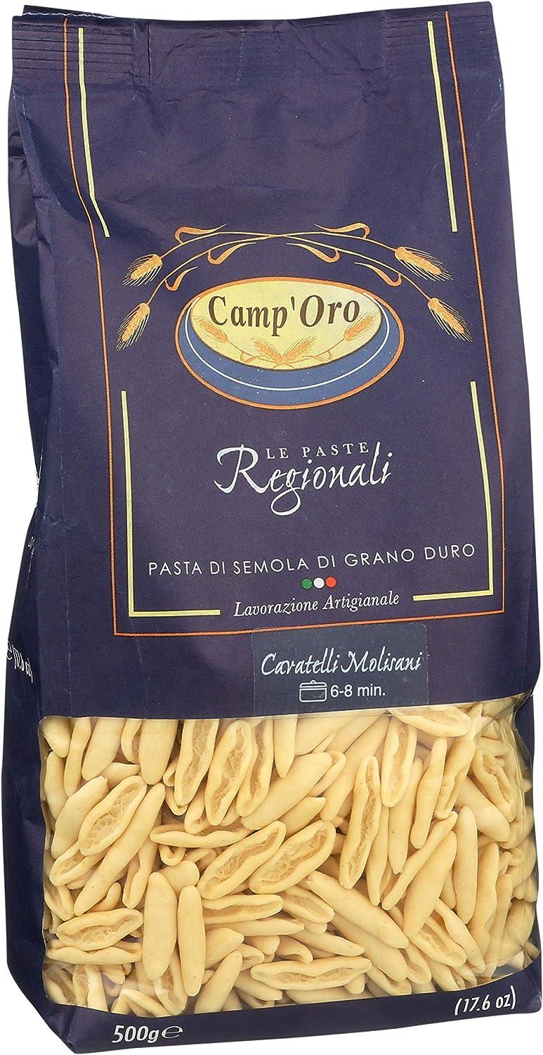 Camp'Oro Le Regionali Italian Pasta Cavatelli Molisani 17.6oz (Pack of ...