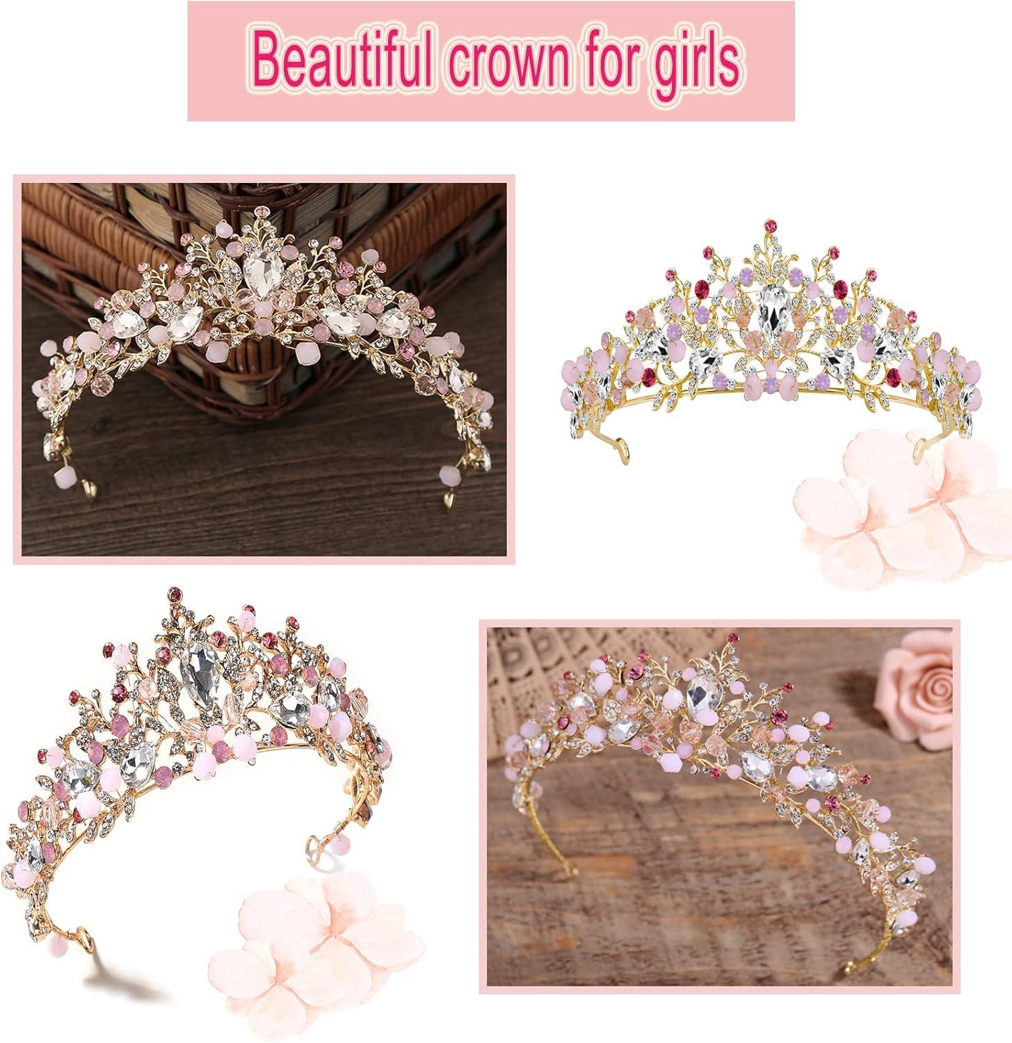 Bogoro Qazuwa Krone Tiara - Elegant Wedding Crown with Crystals ...