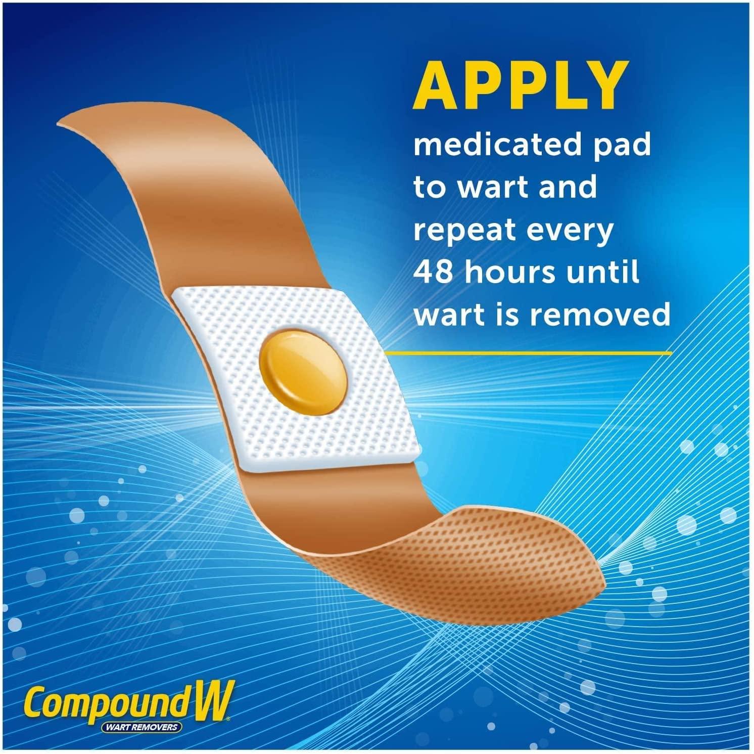 Compound W Maximum Strength Wart Remover - 14 Medicated Pads | Buy Now ...