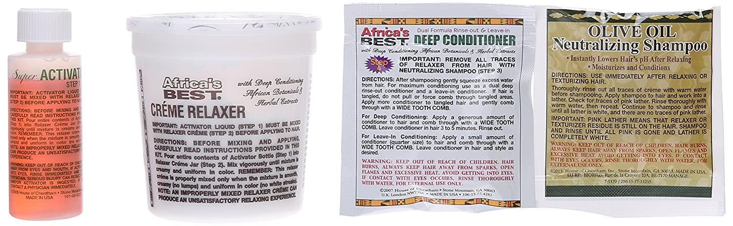 Africa's Best No-Lye Relaxer Kit - Dual Conditioning | Herbal Intensive ...
