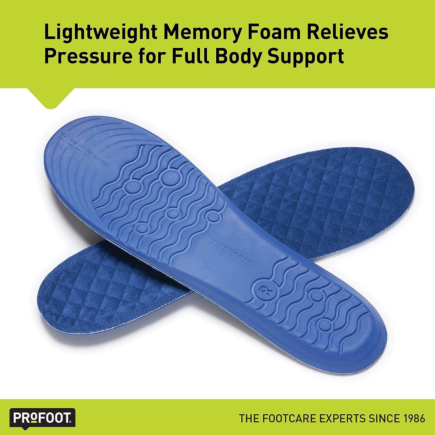PROFOOT Super Plush Ultra Soft Cushioning Insole Men's Size 8-14 - 1 ...