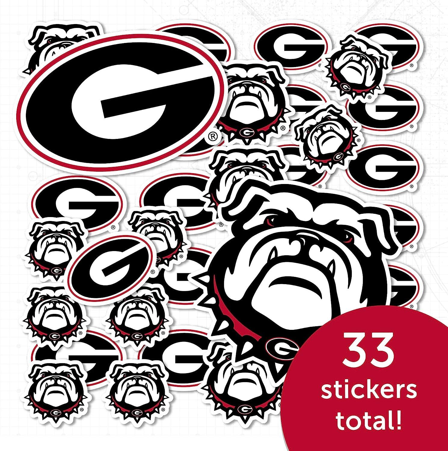 University of Georgia Bulldogs Vinyl Sticker - UGA Laptop Water Bottle ...