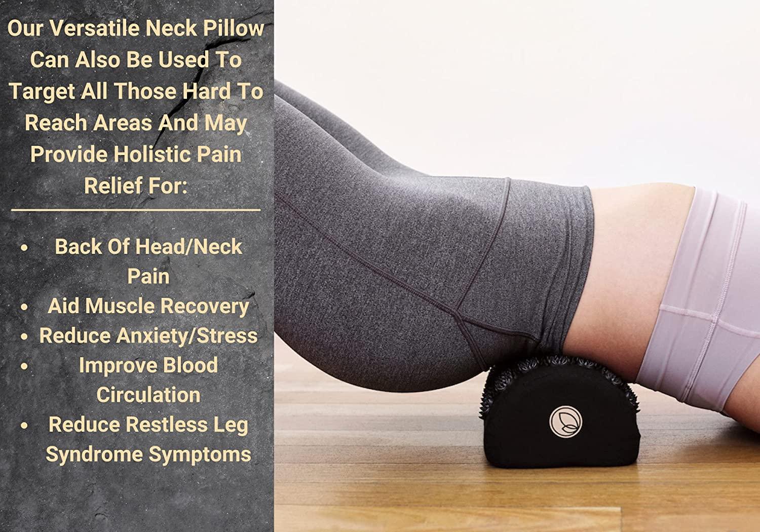 Dakini Wellness Acupressure Mat and Pillow Set - Organic Cotton - Eco-Friendly Body Mat for Back ...