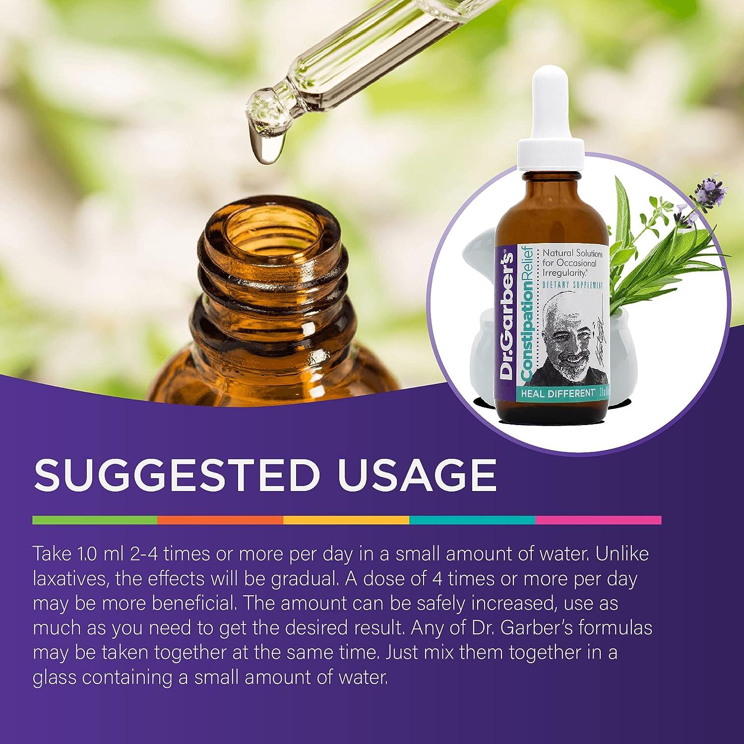 Dr. Garber's Natural Solutions Constipation Relief Drops - 60ml | Buy ...