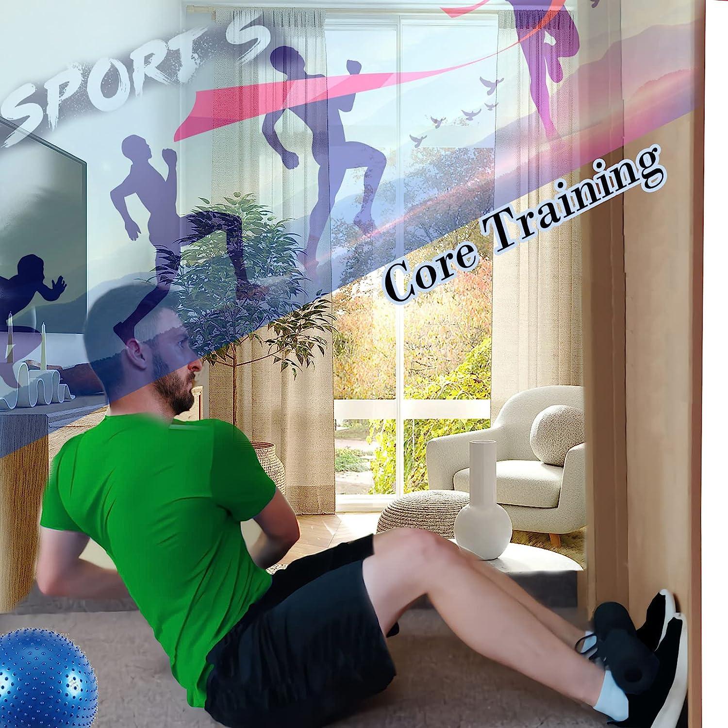 Denlydom Nordic Hamstring Curl Strap: Portable Ab & Leg Exercise ...