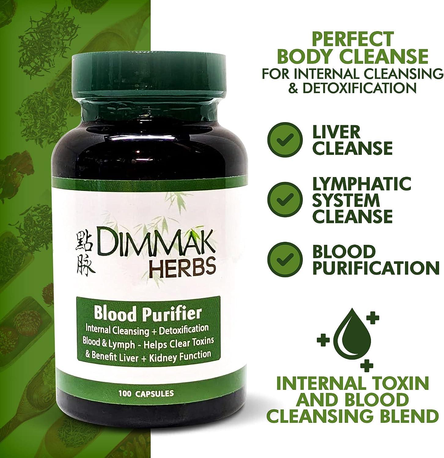 Dimmak Herbs Blood Purifier for Internal Cleansing & Detox | Promotes ...