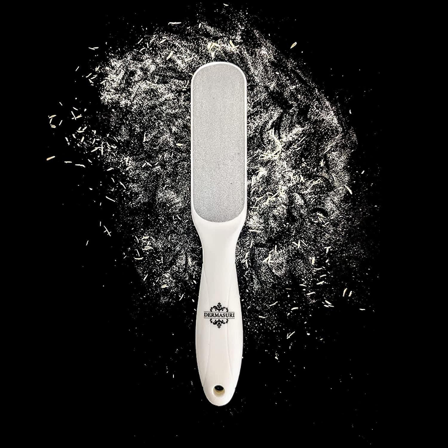 Dermasuri Callus Remover Foot Scrub & High End Foot File - Exfoliating ...