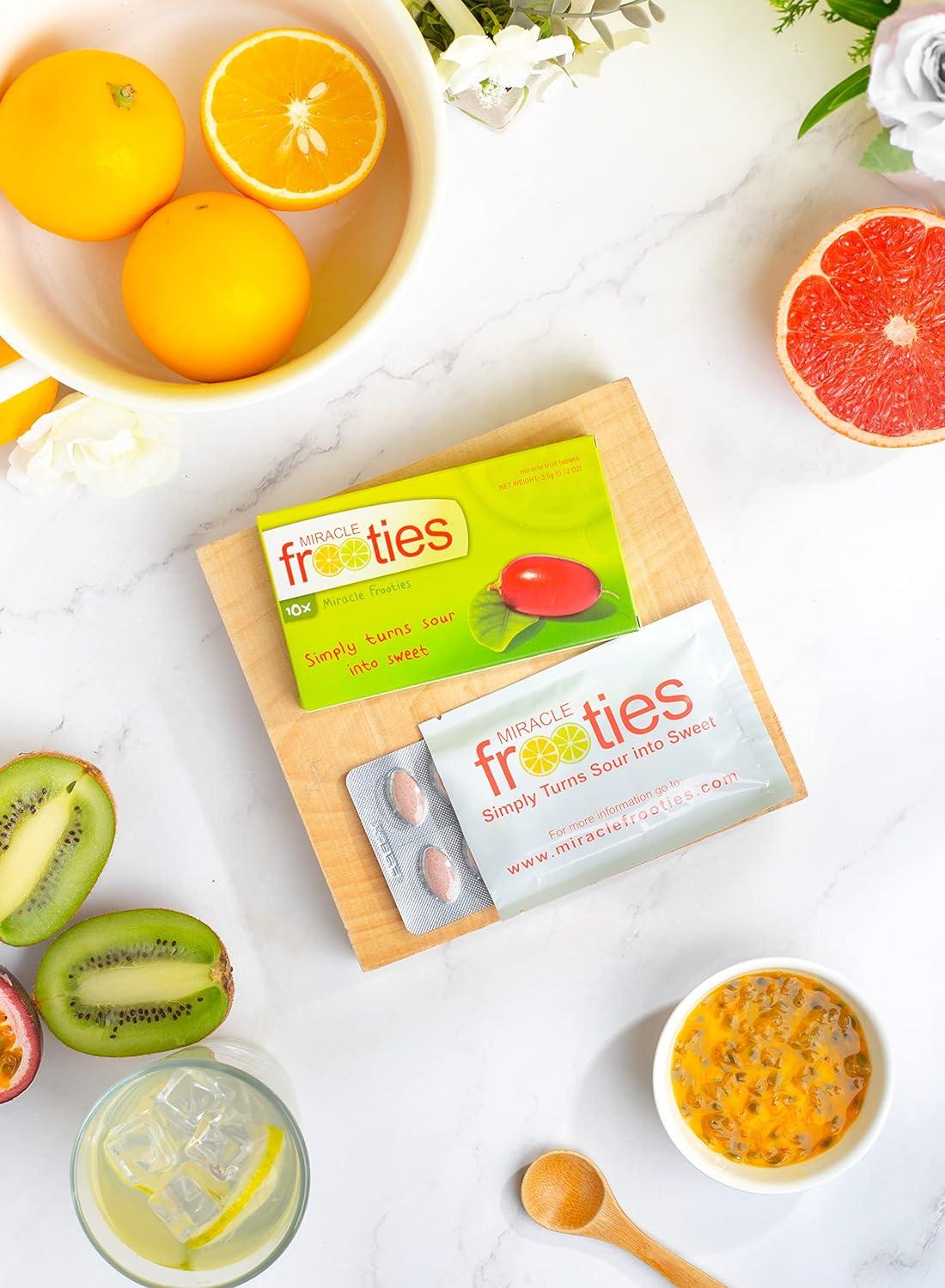 Miracle Frooties Sour to Sweet Flavor Tablets - Natural, Sugar-Free ...