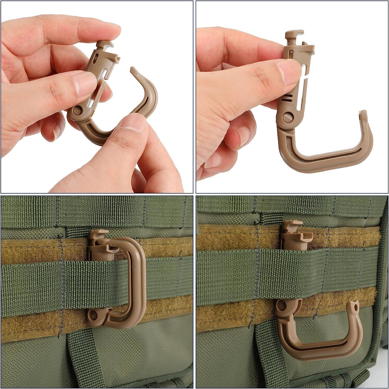 Molle Accessories Kit - 34 Attachments for Tactical Backpack, Vest ...