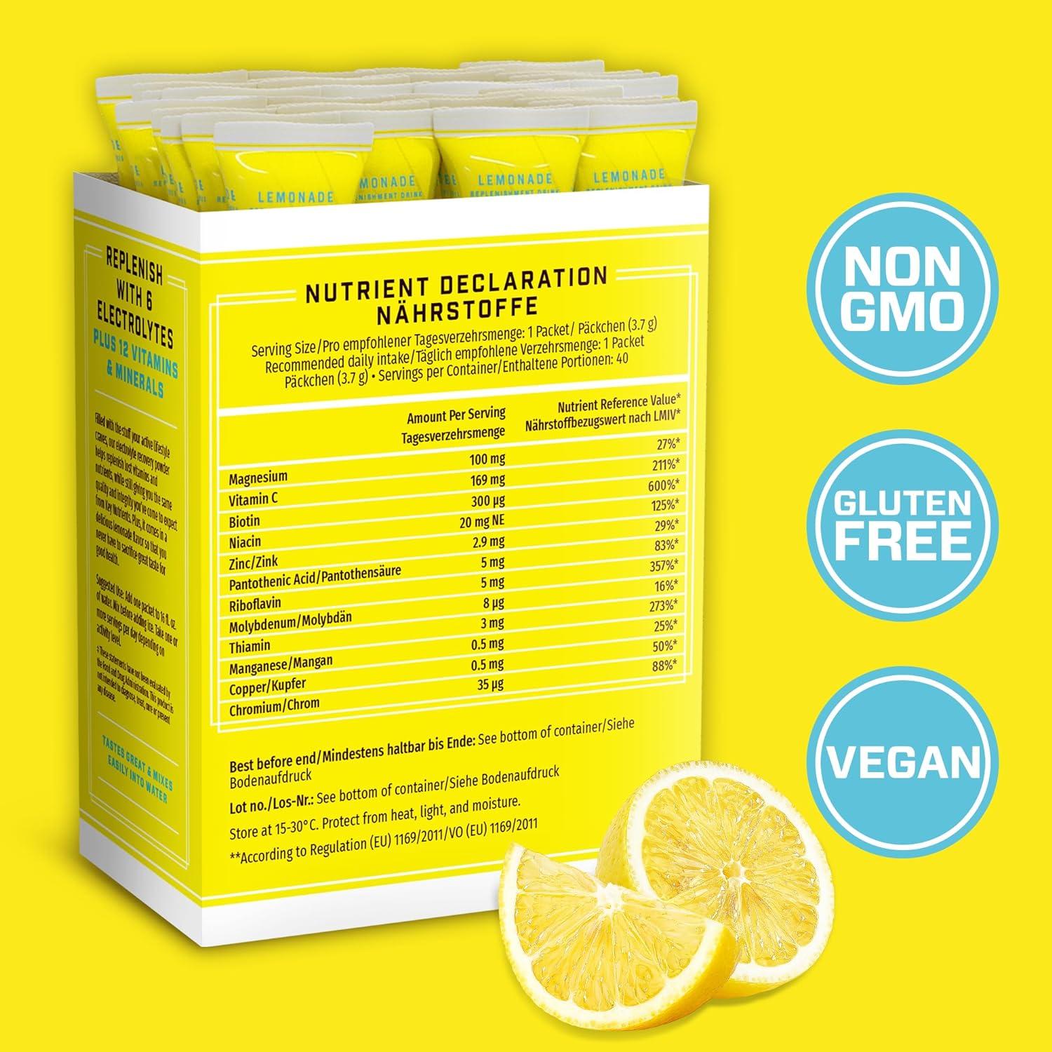 Key Nutrients Electrolytes Sachets - Multivitamin & Minerals Powder ...