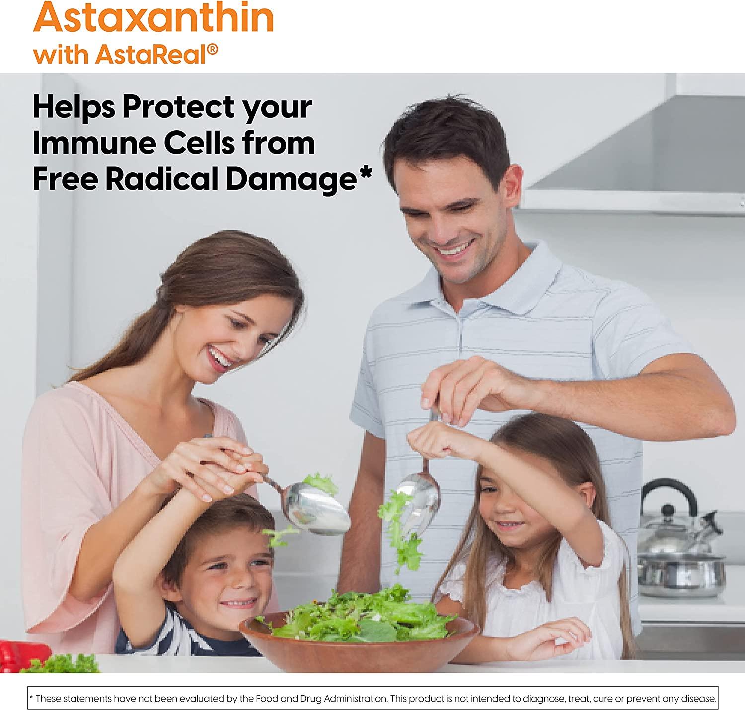 Doctor's Best Astaxanthin 6 mg - 90 Veggie Softgels | AstaPure ...