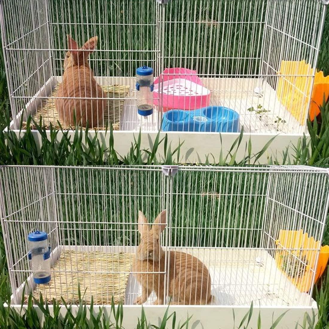 PINVNBY Natural Straw Grass Mat for Rabbit Bunny Cage - 6 Pcs | Buy Now ...