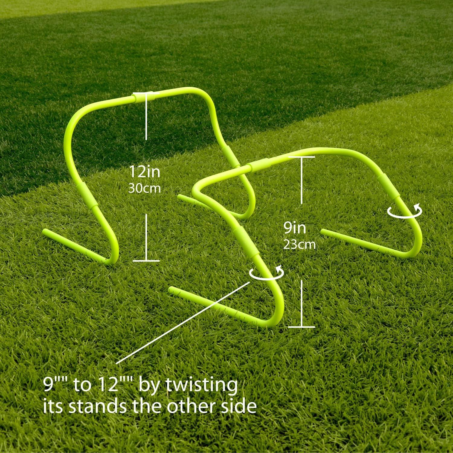 CAIKEI Upgraded Agility Speed Hurdles - Adjustable Height, Ultra ...