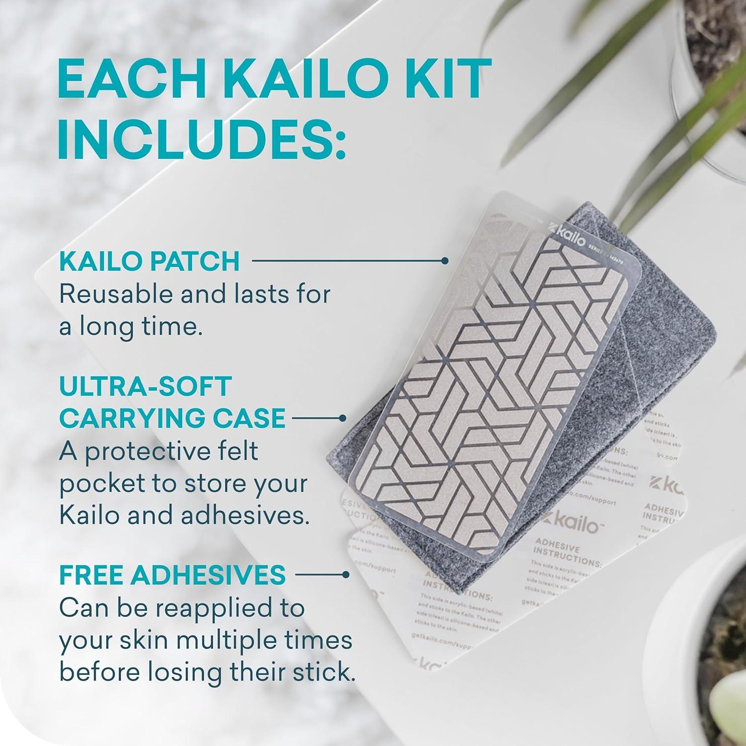 Kailo Kit - Nanotech Pain Relief Patch | Organic Antenna | Natural Pain ...