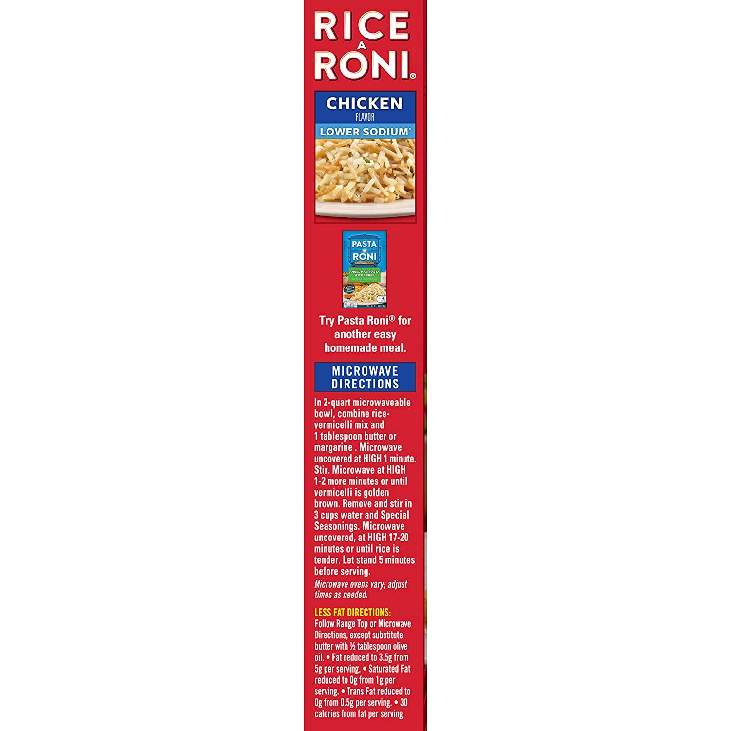Quaker Rice-A-Roni Chicken Flavor 6.9oz Boxes (12 Pack) - Buy Online ...
