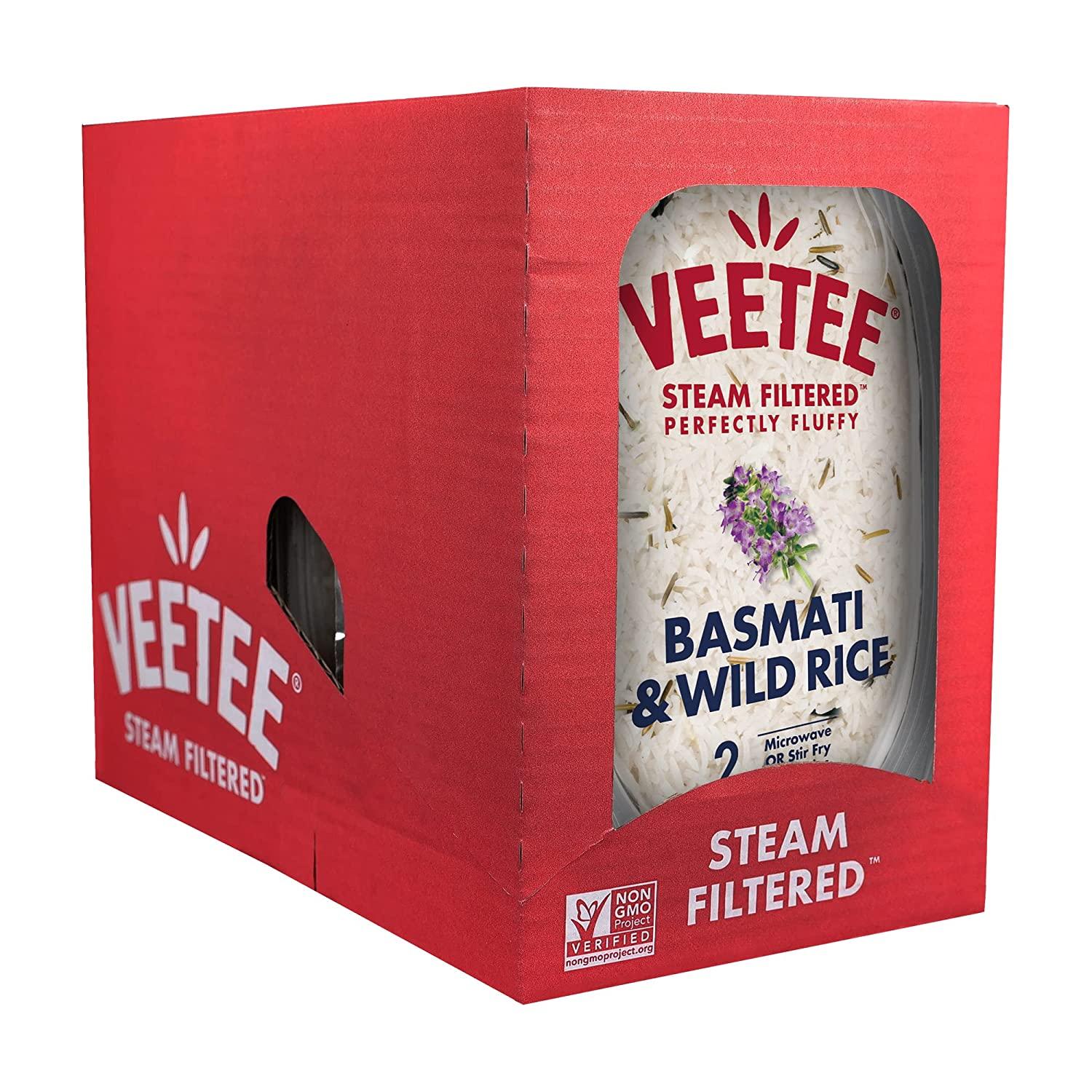 Veetee Basmati and Wild Rice Microwavable Meals - Gluten-Free Precooked ...