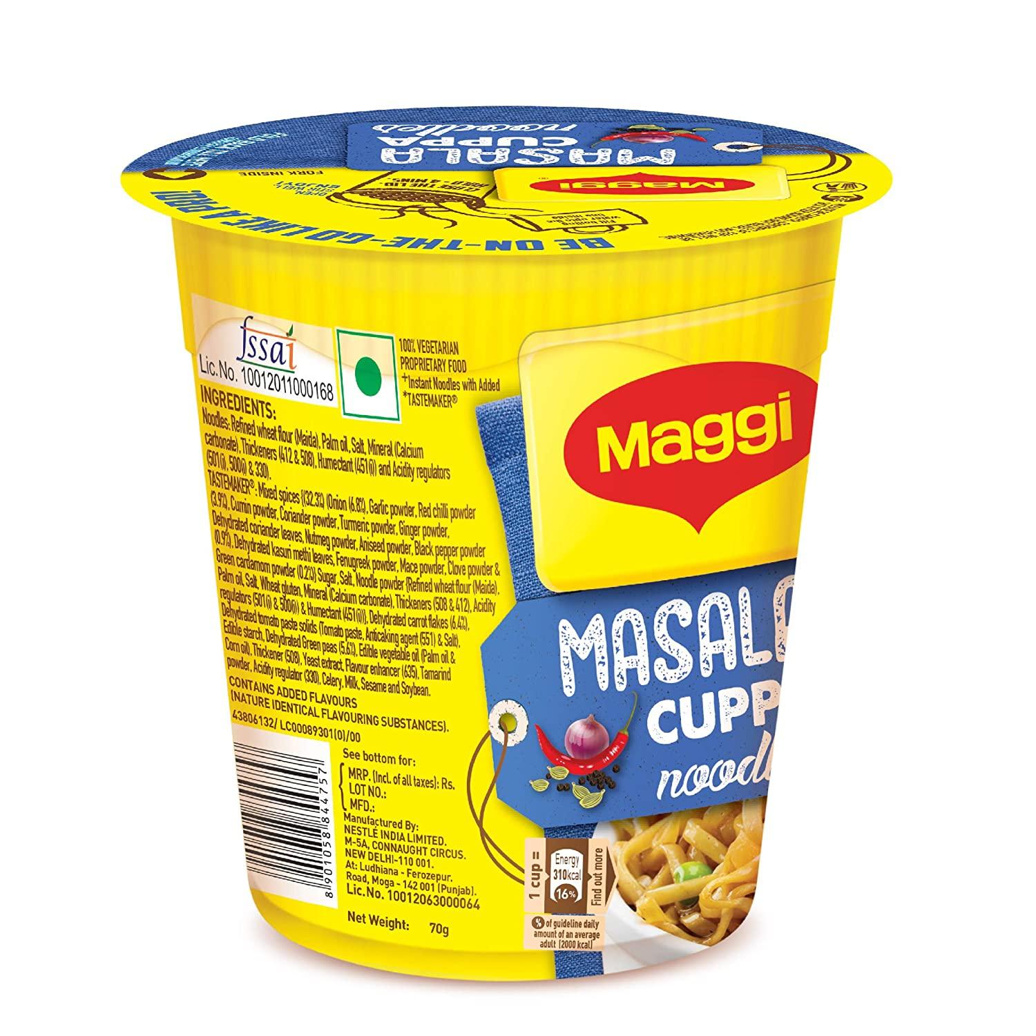Maggi Cuppa Mania Yo Masala Cup Noodles 70g | Buy Now with Express ...