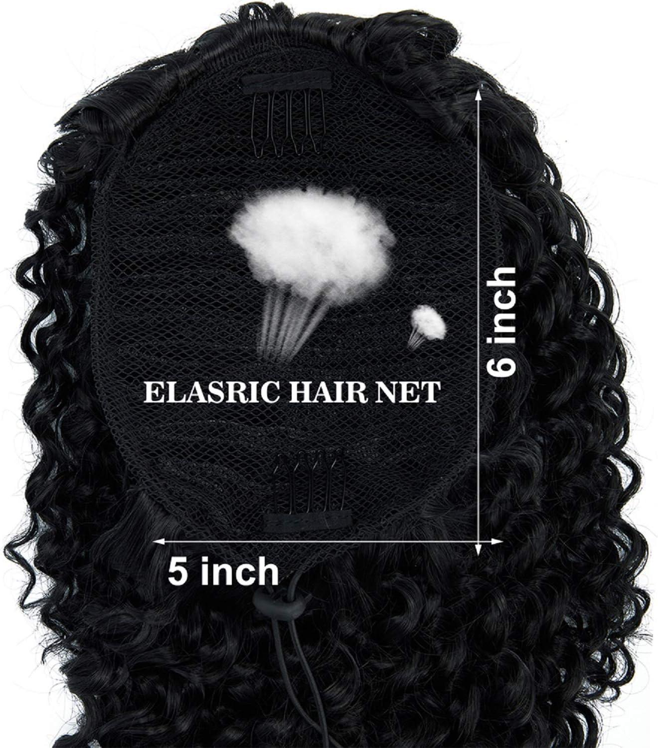 10 Inch Kinky Curly Drawstring Afro Ponytail Extension for Black Women ...