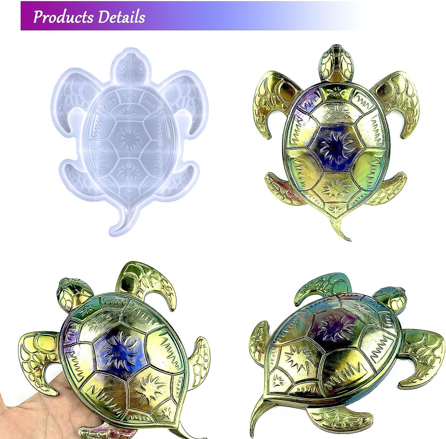 Sea Turtles Silicone Mold - 3D Animal Resin Casting Mould for Home ...