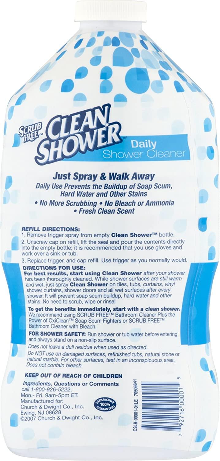 Scrub Free Daily Shower Cleaner Refill - 60 fl oz - Keep Your Shower ...