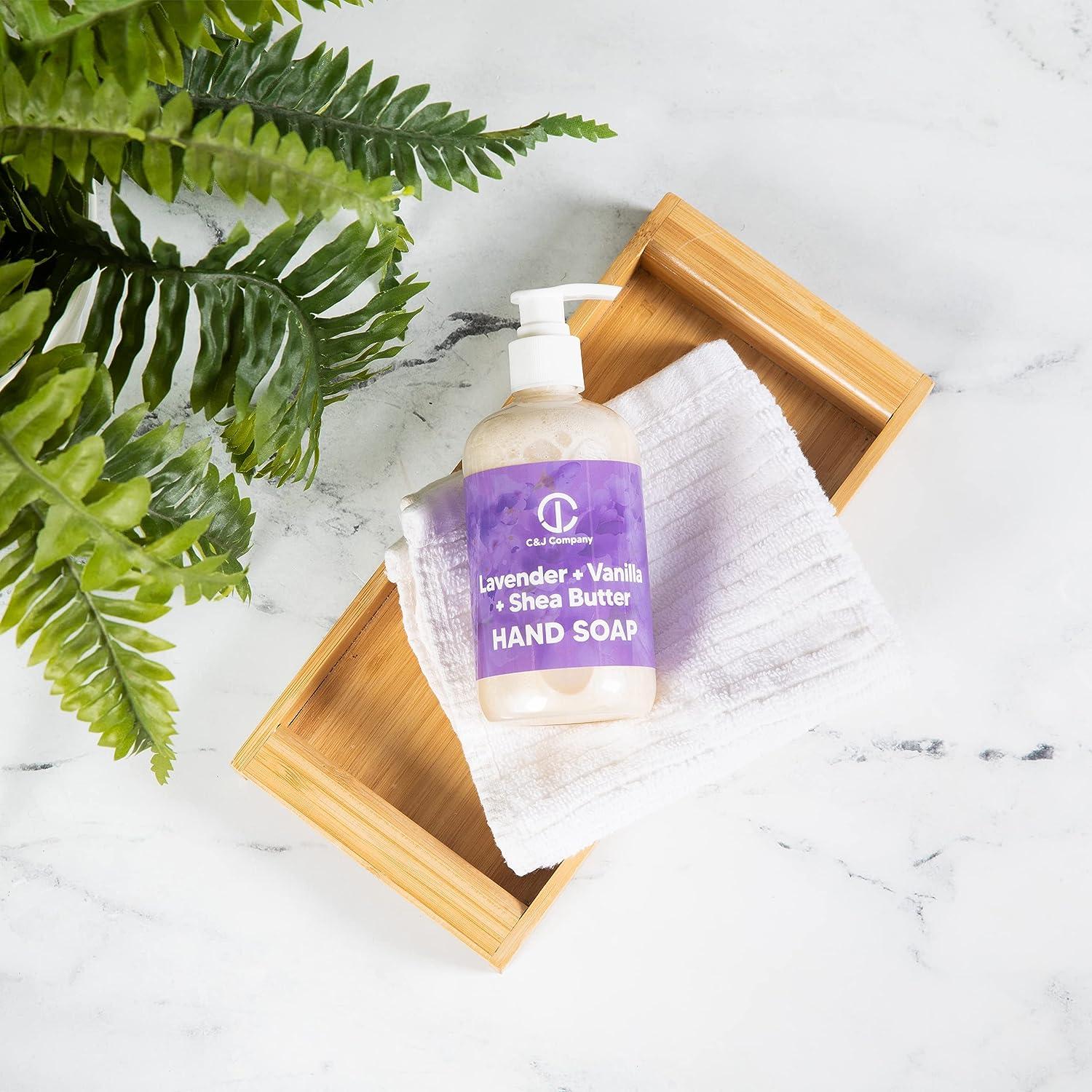 C&J Company Lavender Vanilla Hand Soap with Shea Butter - 12oz, All ...