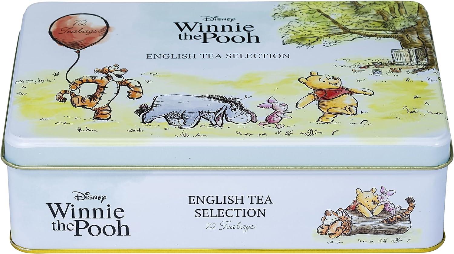 New English Teas Winnie the Pooh & Friends Tea Tin with 72 English Tea ...