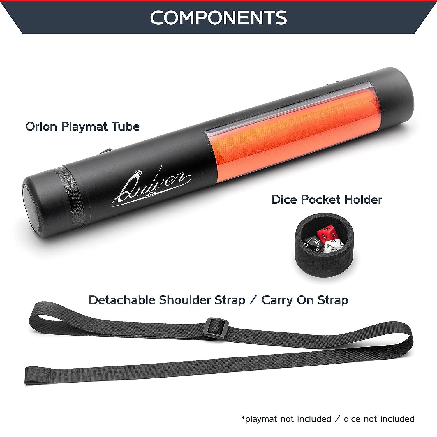 Black Orion Playmat Tube - TCG MTG Playmat Tube Case Bag with ...