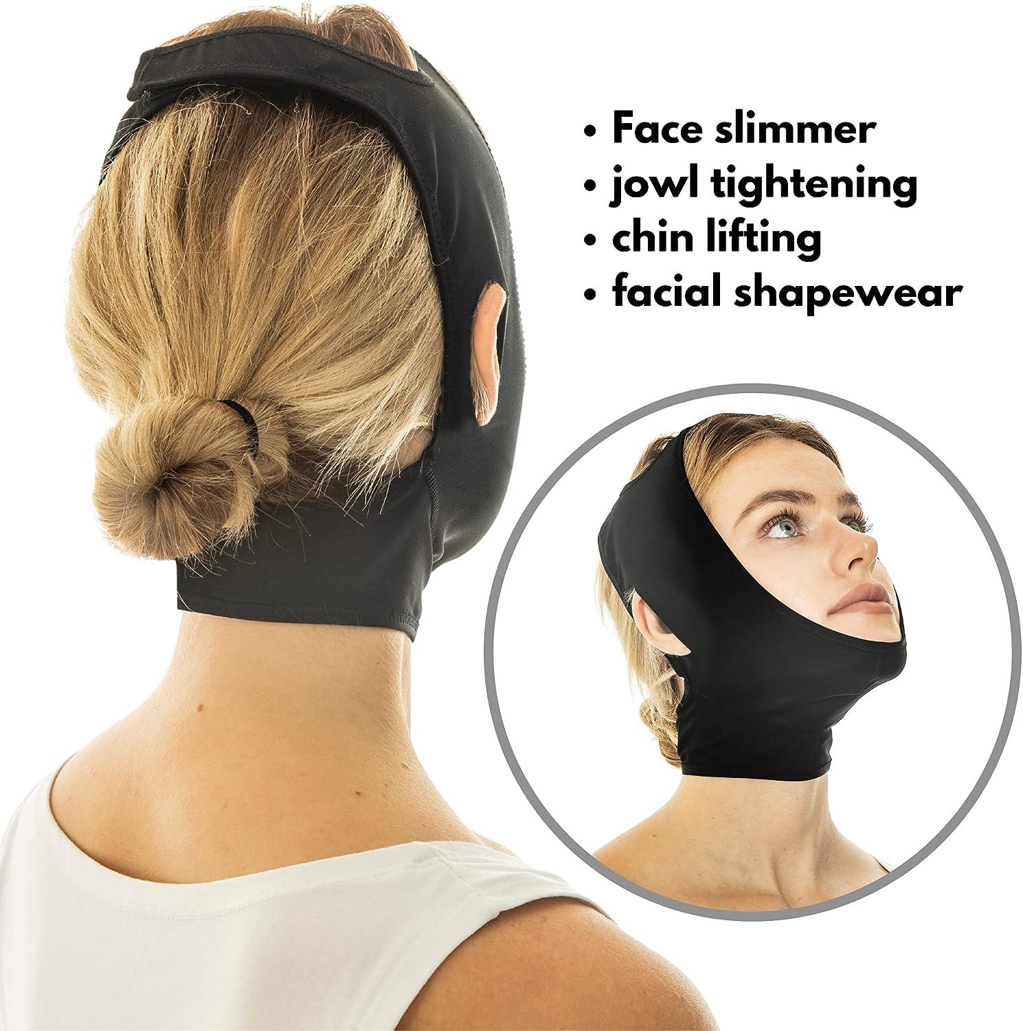 Post Surgery Neck and Chin Compression Garment for Face Slimming and ...