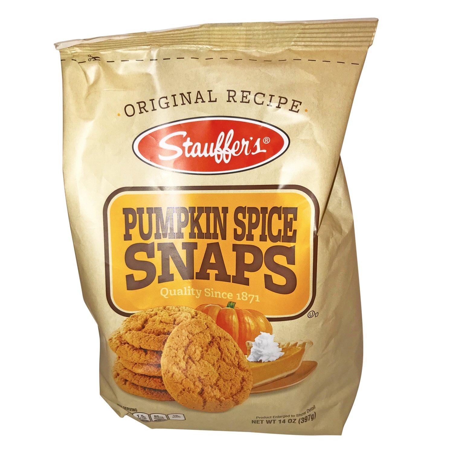 Stauffers Pumpkin Spice Ginger Snaps! One 14 Oz Bag! Favorite Old Time ...