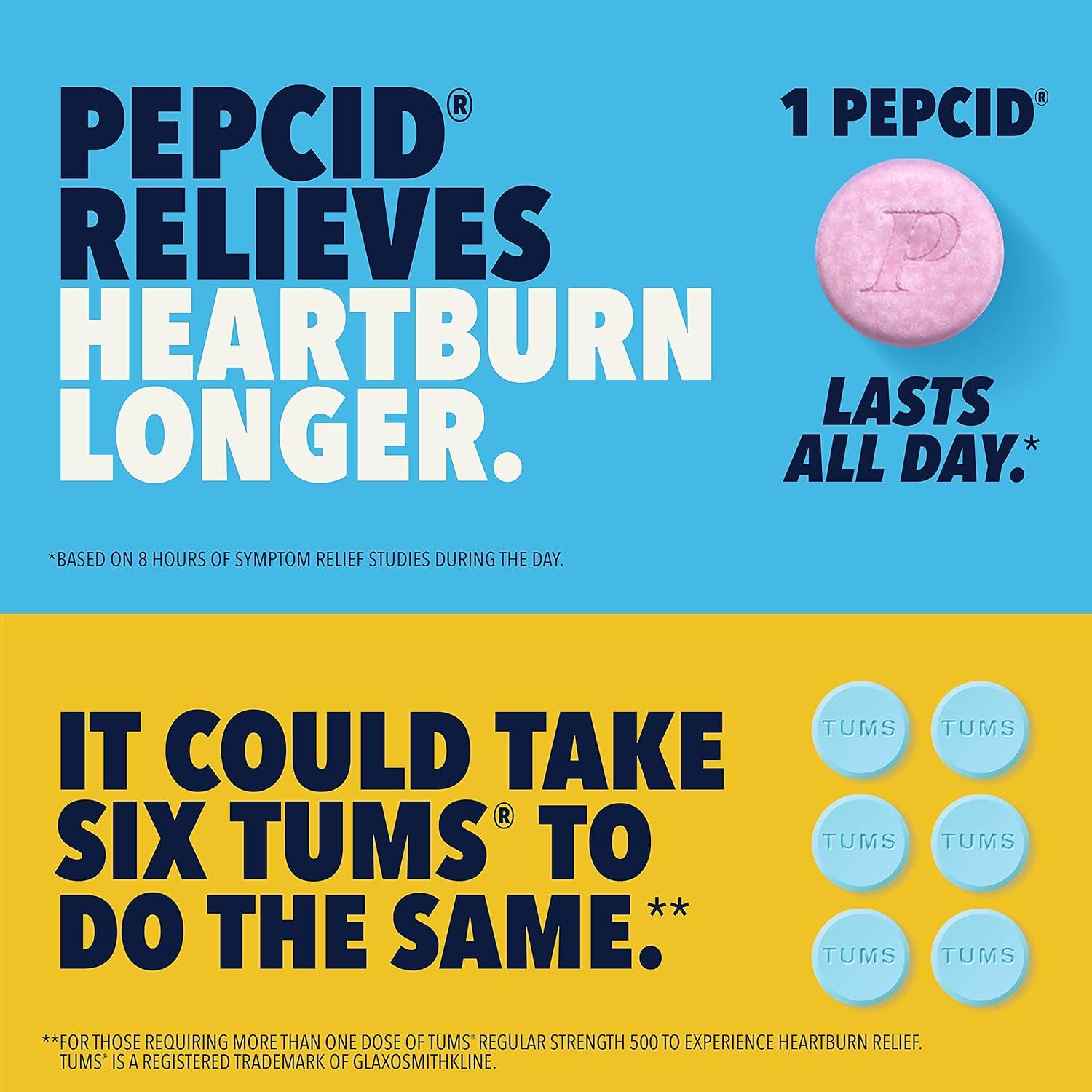 Pepcid Complete Berry Chewable Tablets - 25 ct Acid Reducer & Antacid ...