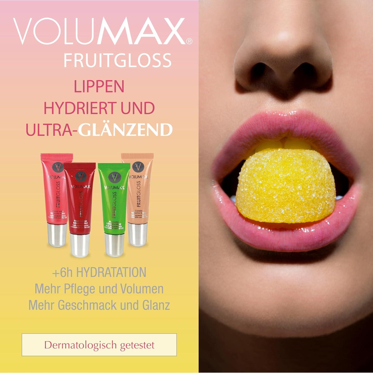 Volumax Fruit Gloss - Highly Pigmented Permanent Lip Gloss | Maximum ...