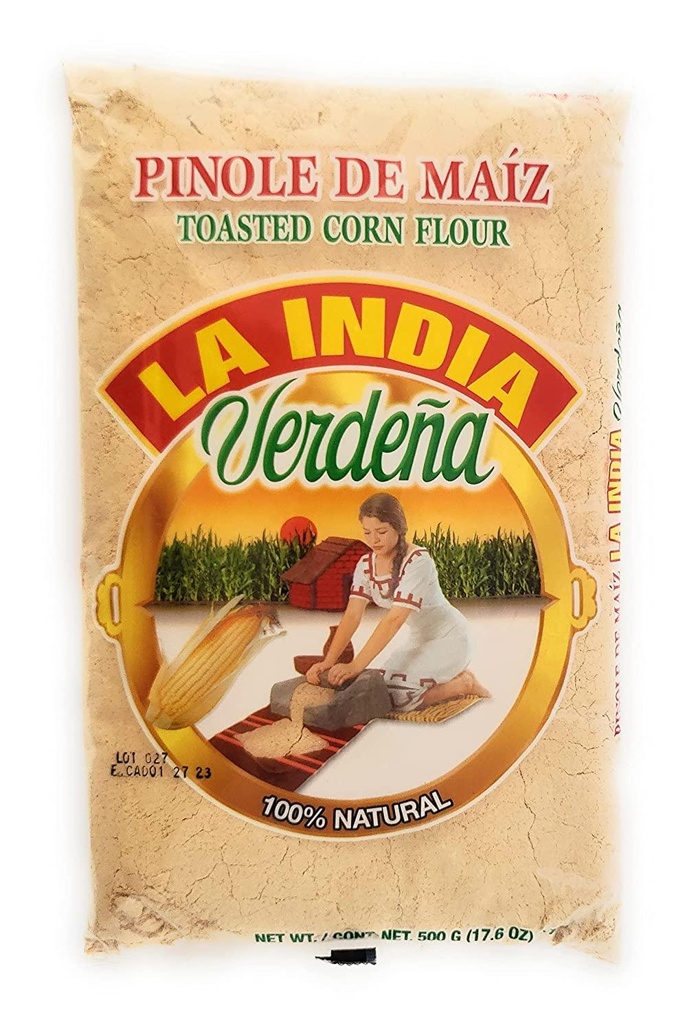 La India Verdena Toasted Corn Pinole - 100% Natural | Authentic Mexican ...