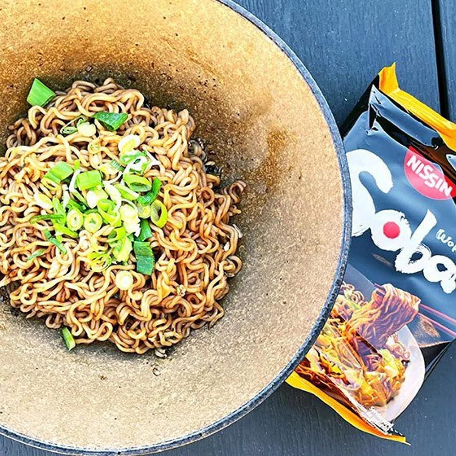 Nissin Soba Fried Instant Noodles Wok Style (Pack of 27) Customise Your ...