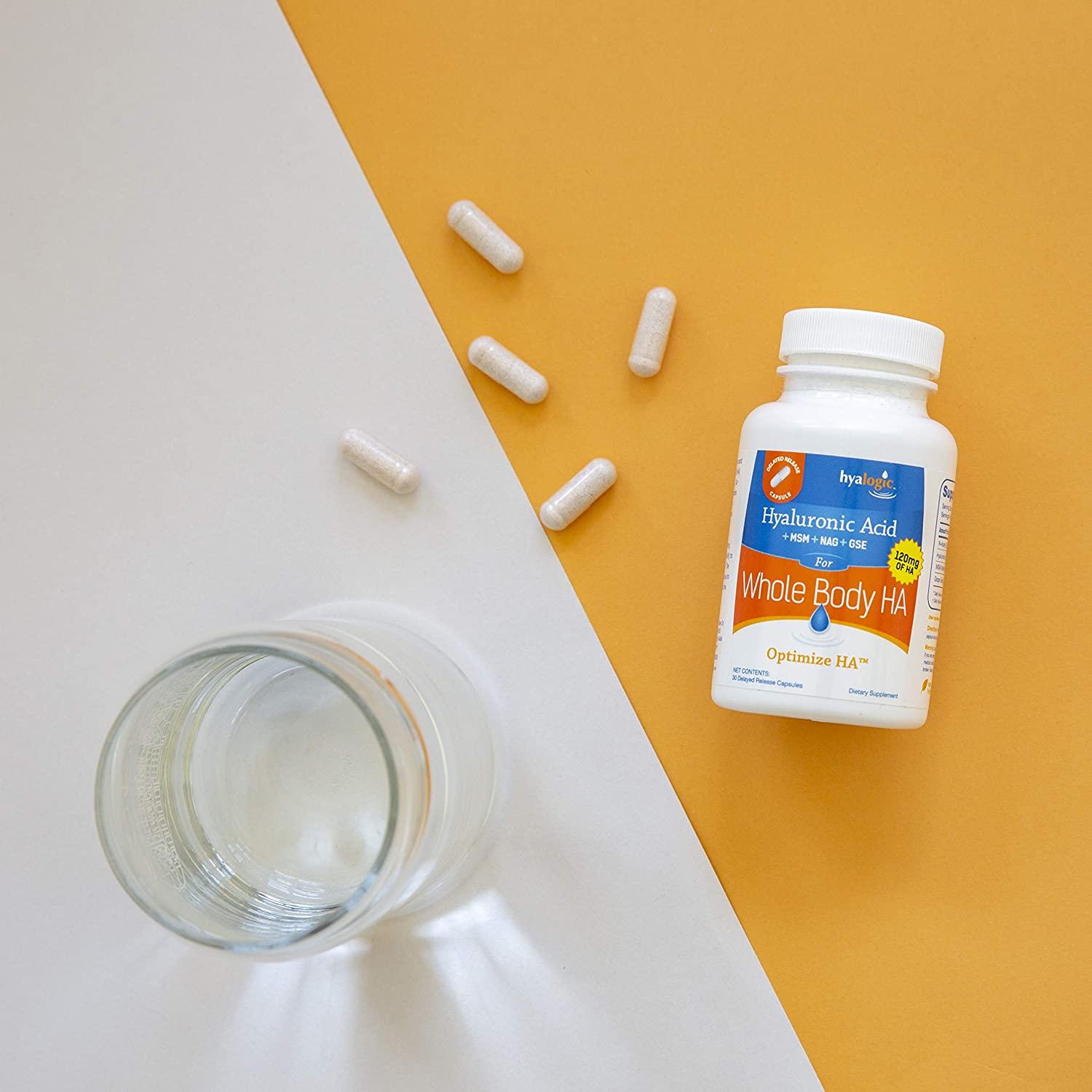 Hyalogic Hyaluronic Acid 120mg Delayed Release Capsules with ...