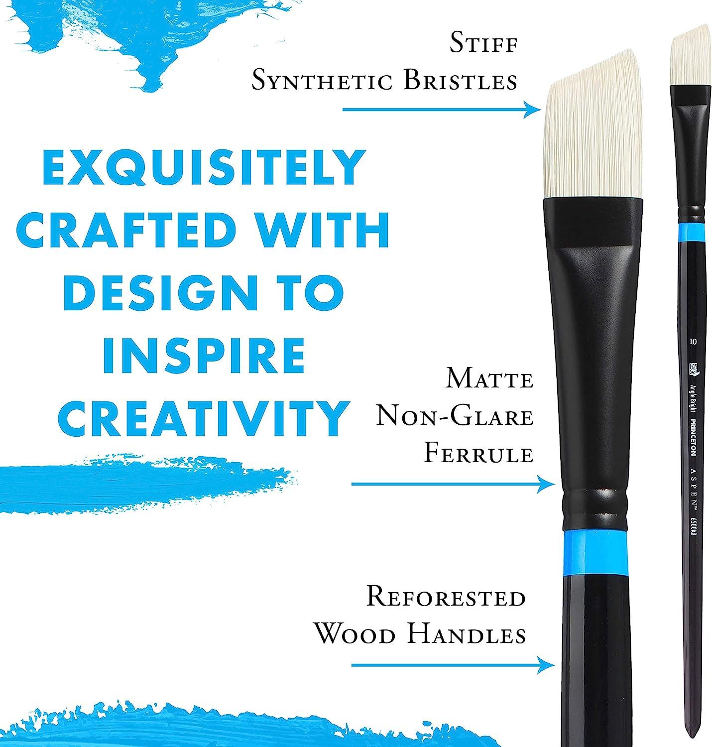 Princeton Aspen Series 6500 Synthetic 2 Inch Angular Mottler Brush for ...