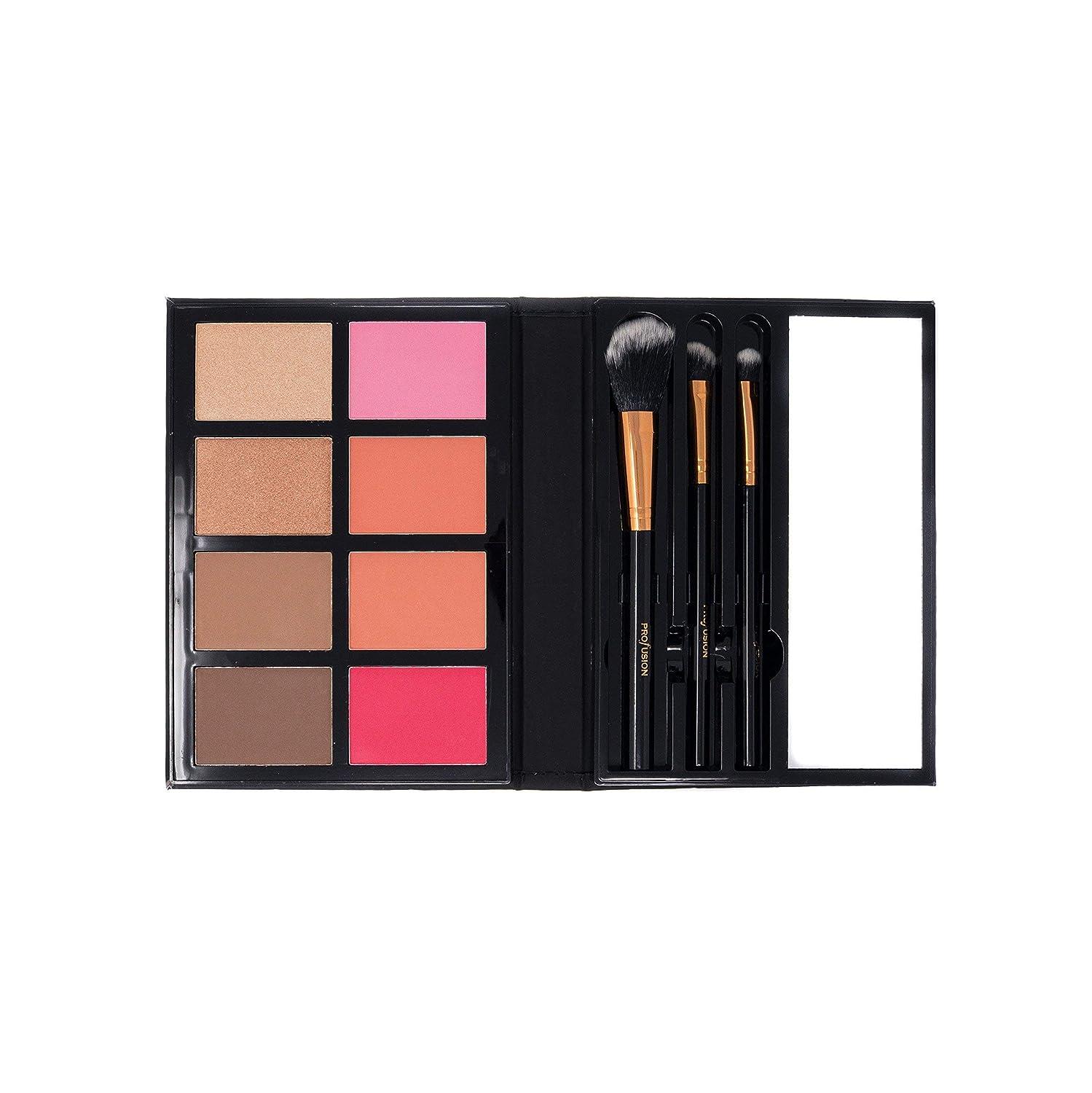 Profusion Cosmetics Blush & Bronzer Palette - 8 Color Professional ...