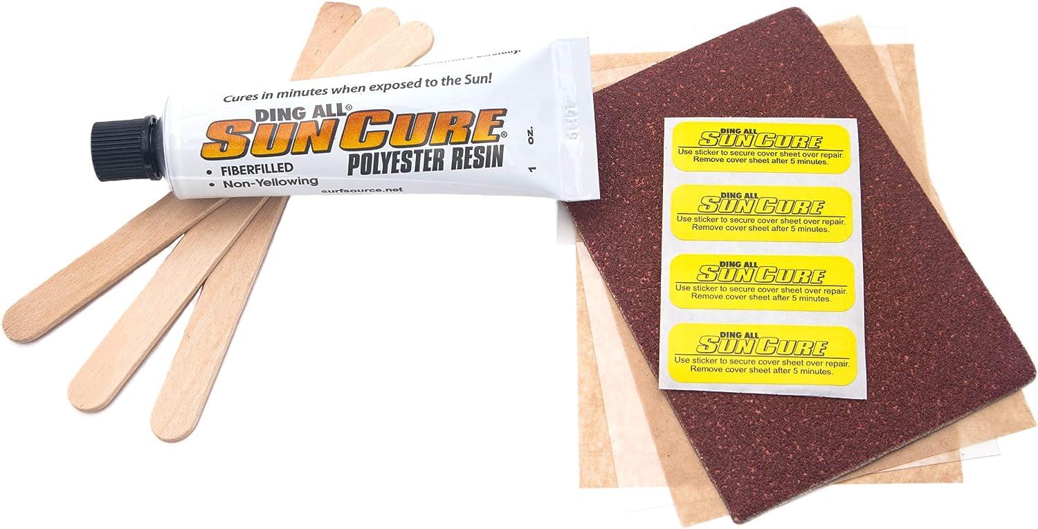 Sun Cure 1oz Fiberfill Mini Kit w/Sandpaper Surfboard Repair