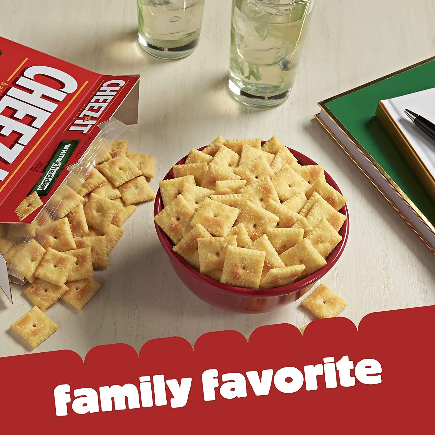 Cheez-It White Cheddar Baked Snack Crackers - 7oz Box for Office and ...