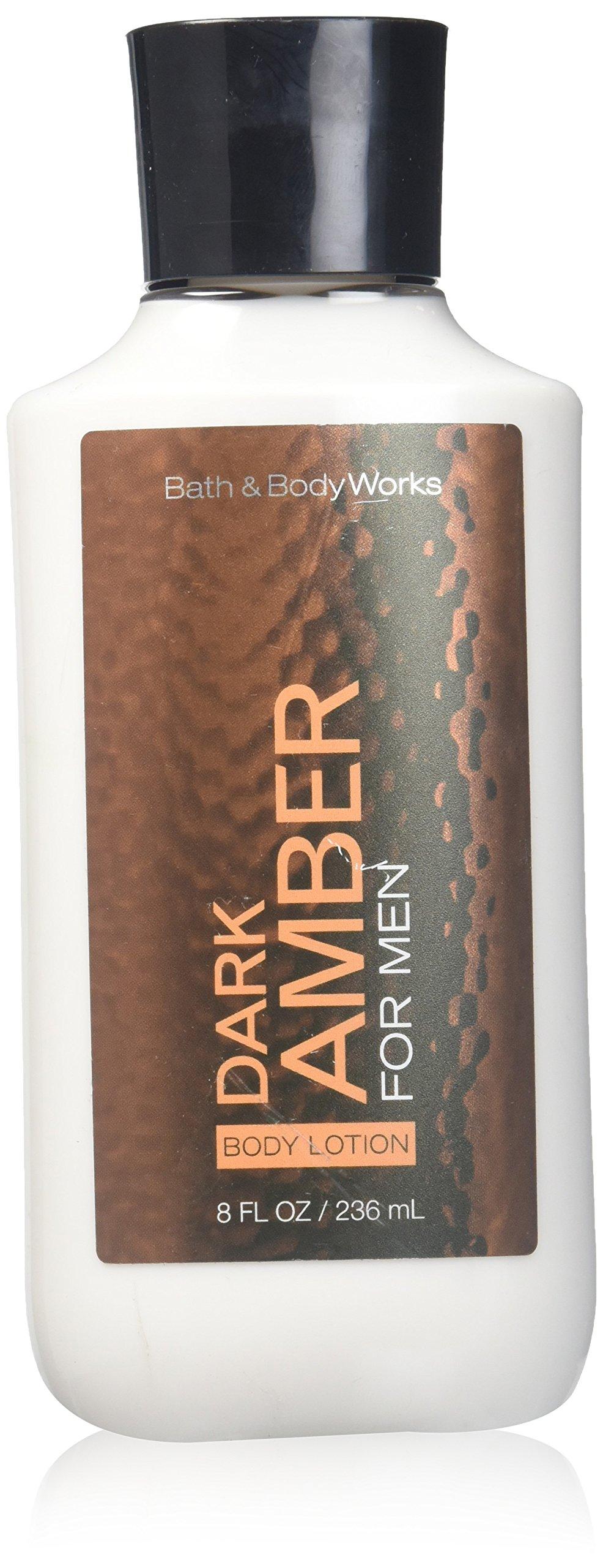 Bath Body Works Dark Amber Body Lotion 8.0 oz | Hydrating Moisturizer ...