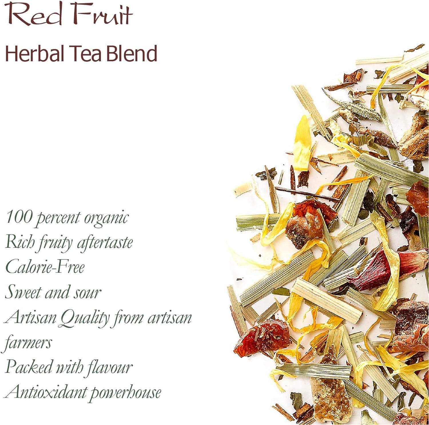 Red Berry Organic Fruit Tea 200g - Fruity Herbal Infusion Tisane | Shop ...