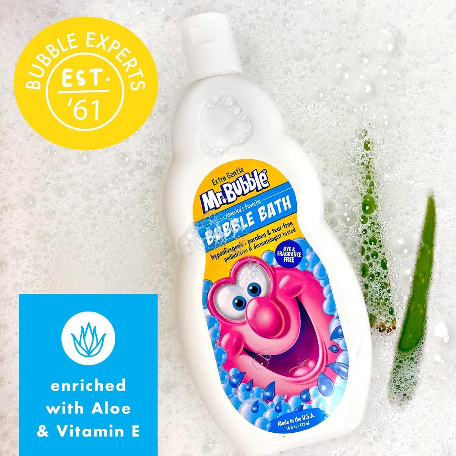 Mr Bubble Extra Gentle Bubble Bath - Pack of 4 | Relaxing and ...