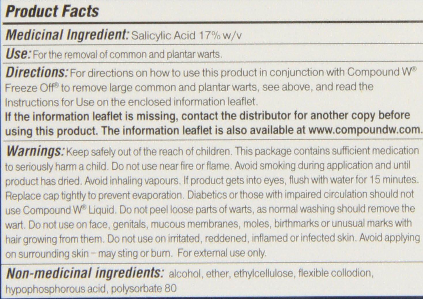 Compound W Dual Power Wart Remover System - 8 Count - For Treatment ...
