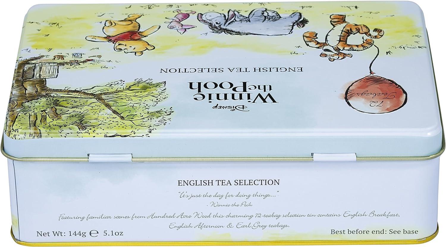 New English Teas Winnie the Pooh & Friends Tea Tin with 72 English Tea ...