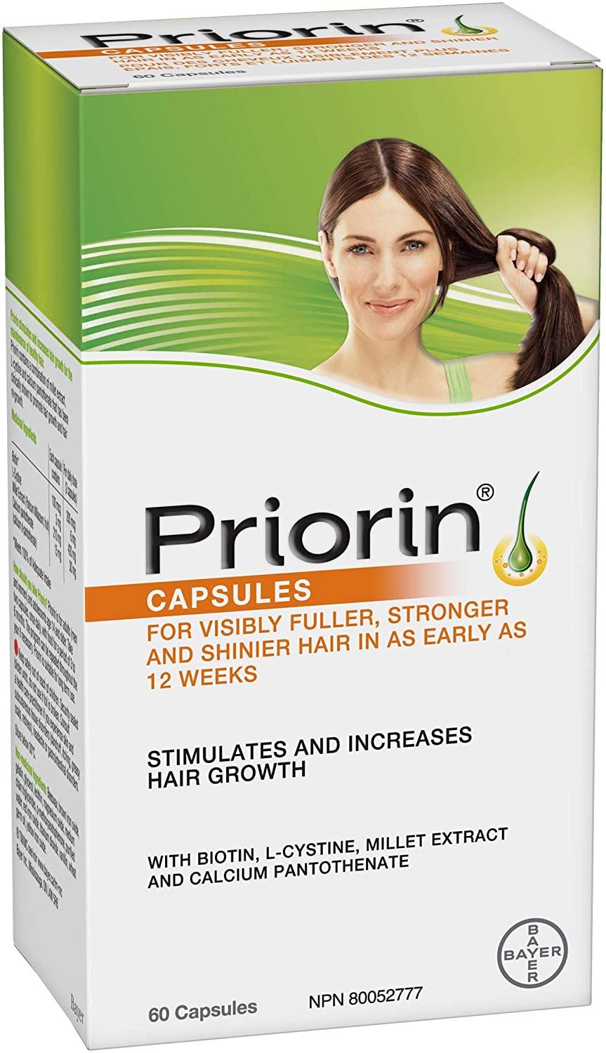 Priorin Hair Growth Capsules - 60 Count for Stronger Thicker Hair | Buy ...