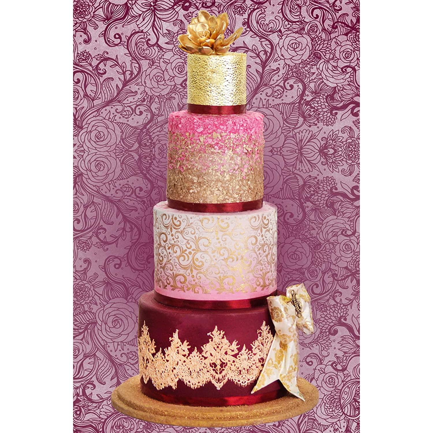 Crystal Candy Edible Flakes 6g - Food-Grade Rose Gold Foil for Cakes, Desserts & Candies ...