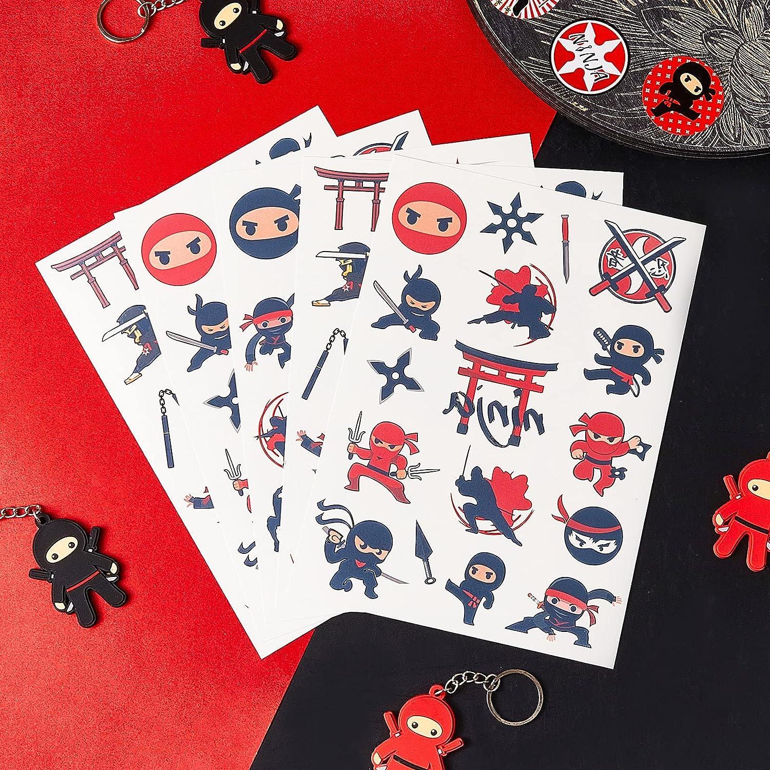 ninja temporary tattoos