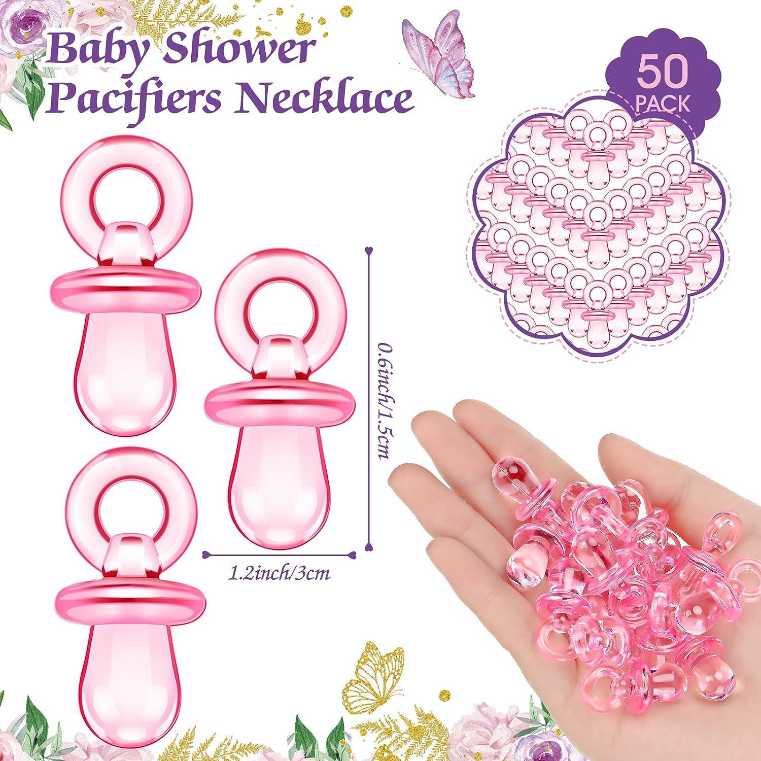 Purpeak 51 Pcs Butterfly Baby Shower Games Set with 50 Acrylic Mini ...