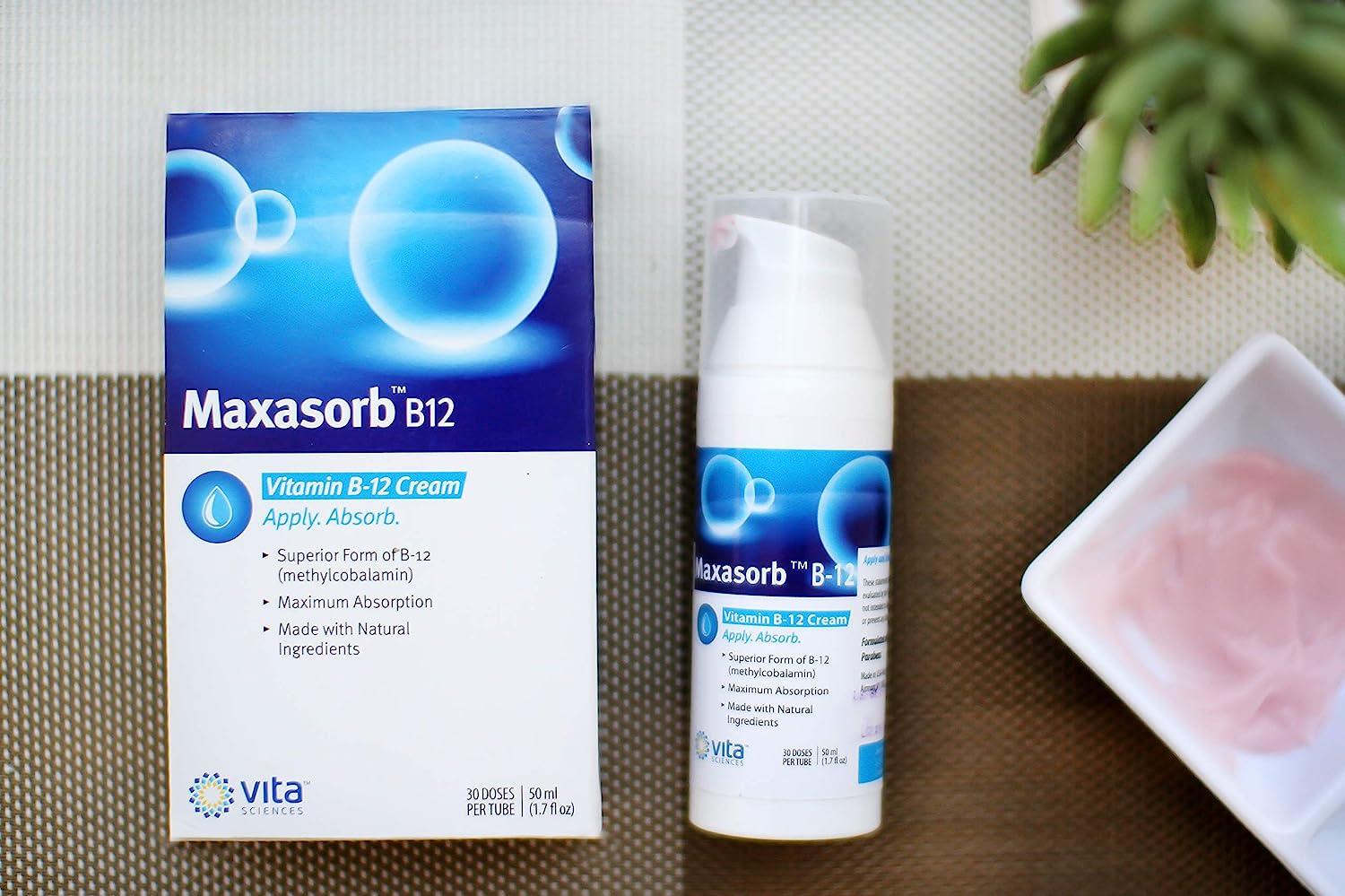 Vitamin B12 Cream 1000mcg Methylcobalamin - Energy & Skin Health ...