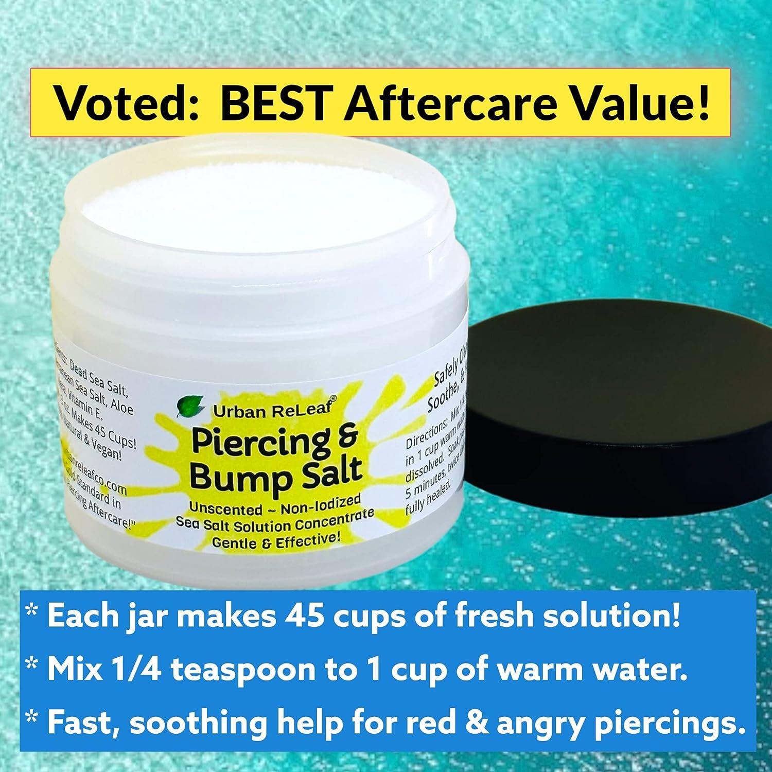 Urban ReLeaf Piercing & Bump Salt Solution Concentrate - Unscented ...